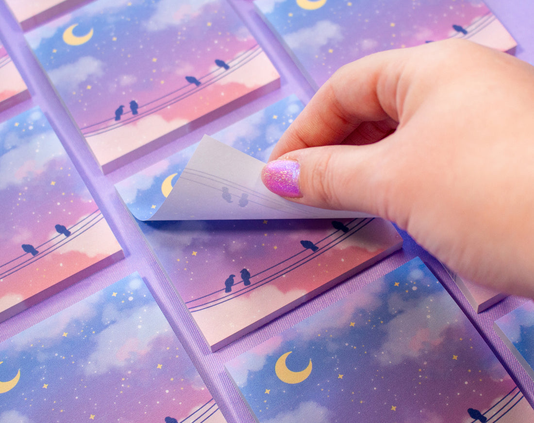 Birds Sticky Notes – Unicorn Eclipse