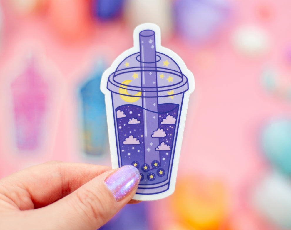 Bubble Tea Drink Sticker – Unicorn Eclipse