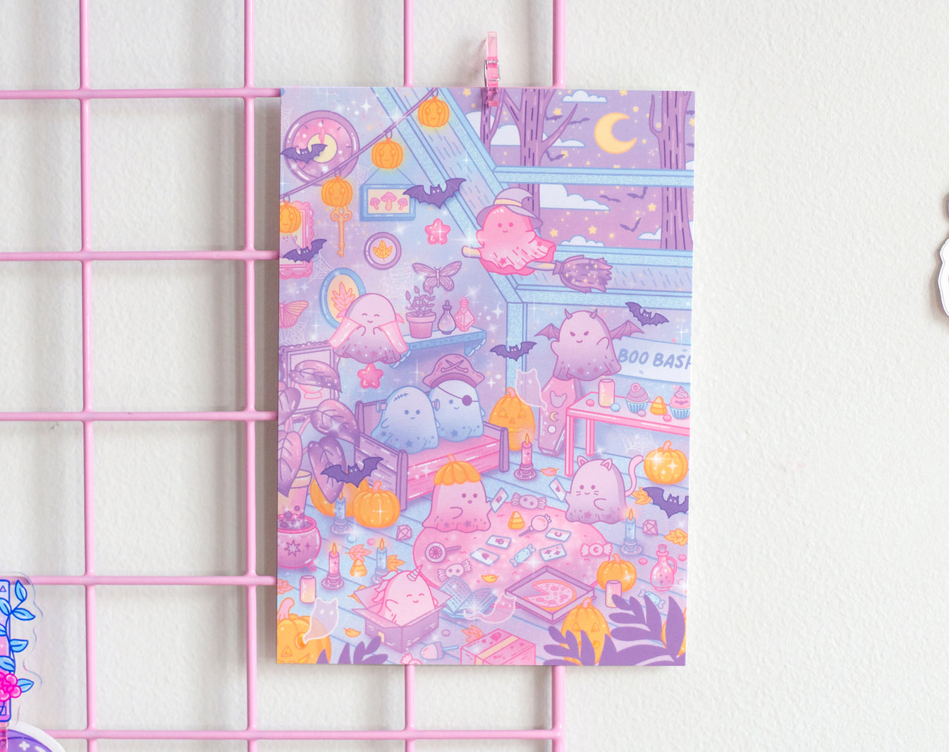 Boo Bash Art Print – Unicorn Eclipse