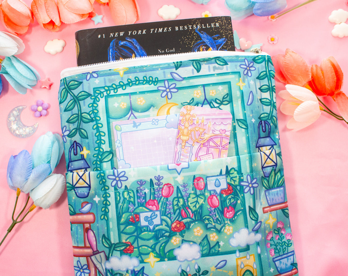 Botanical Bliss Book Sleeve – Unicorn Eclipse