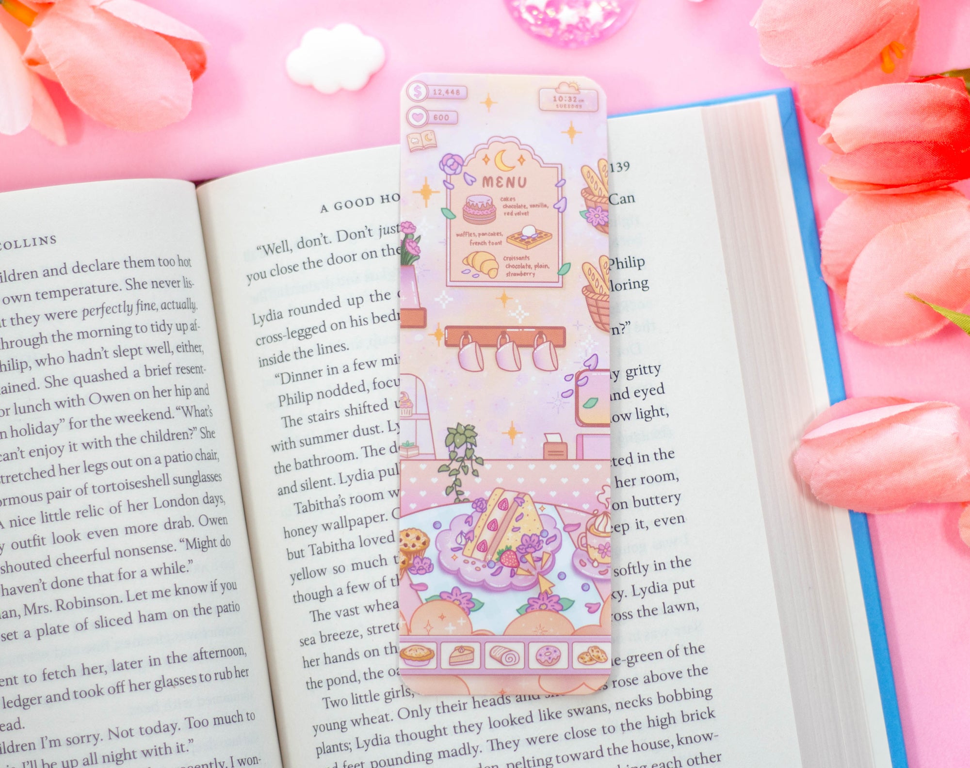 Cafe Quest Bookmark – Unicorn Eclipse