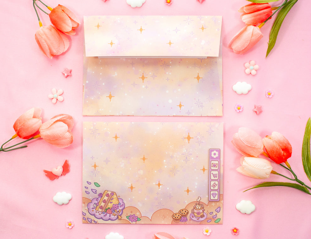 Cafe Quest Envelopes – Unicorn Eclipse