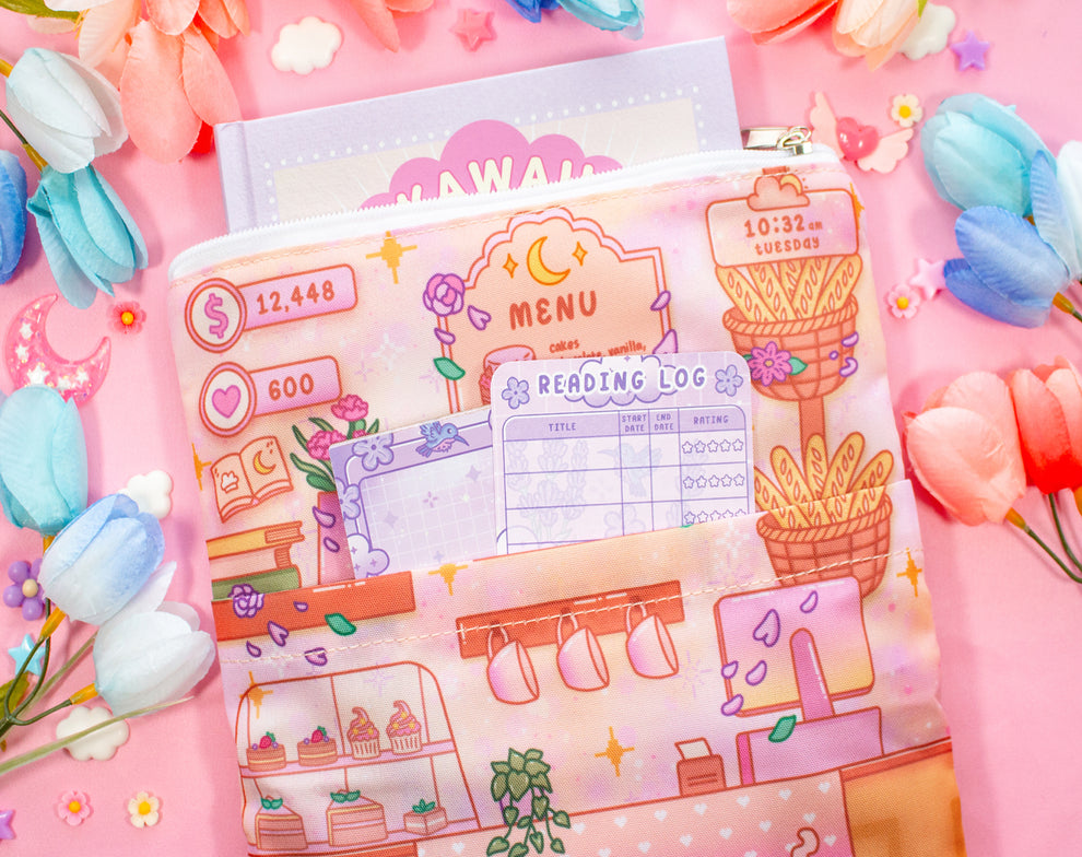 Cafe Quest Book Sleeve – Unicorn Eclipse