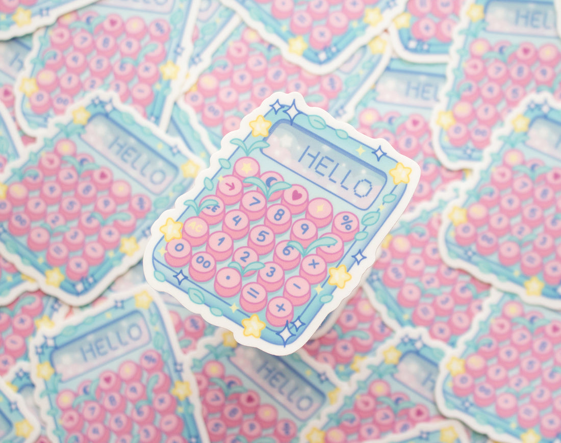 Calculator Sticker – Unicorn Eclipse