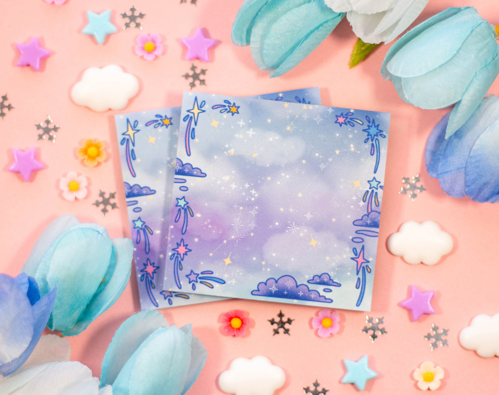 Celestial Galaxy Sticky Notes – Unicorn Eclipse