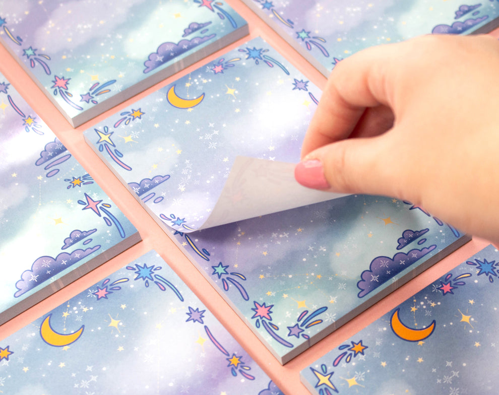 Celestial Galaxy Notepad – Unicorn Eclipse