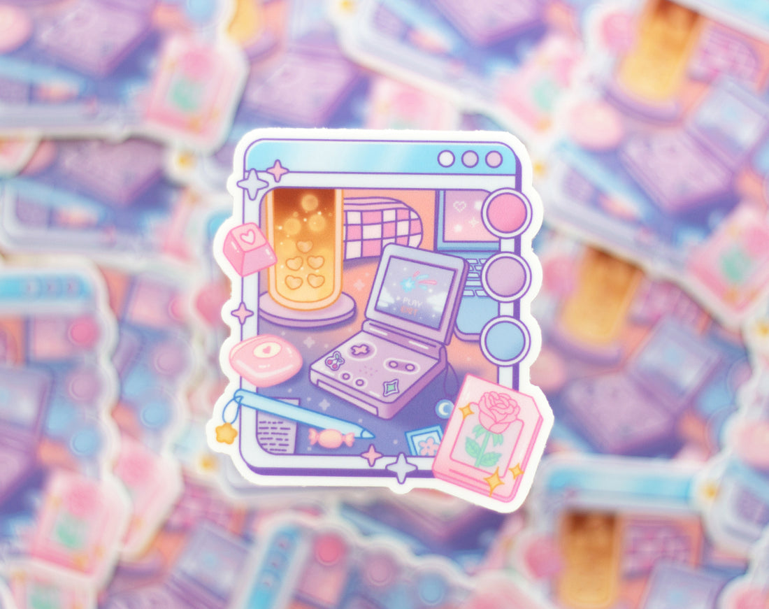 Chill Game Night Sticker – Unicorn Eclipse