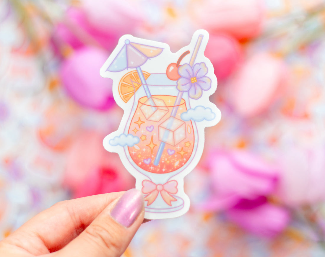 Beach Cocktail Sticker – Unicorn Eclipse