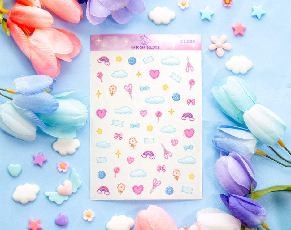 STICKER SHEETS – Unicorn Eclipse