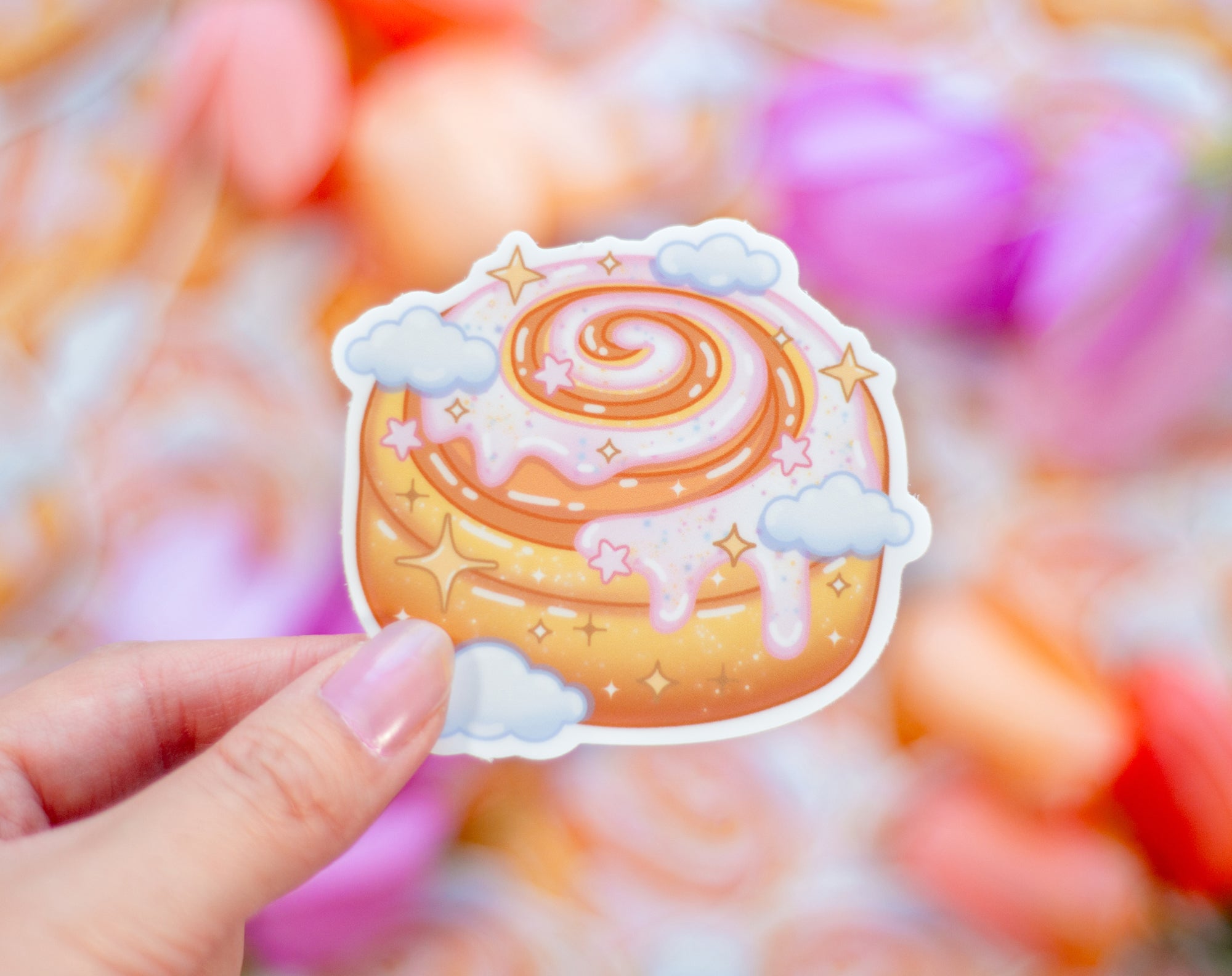 Cinnamon Roll Sticker – Unicorn Eclipse