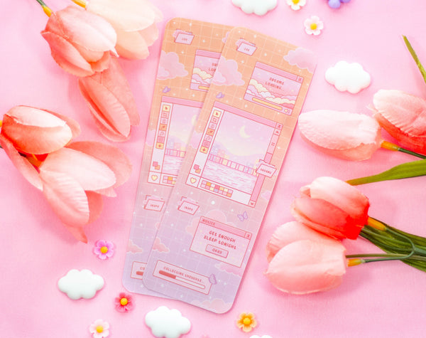 Digital Dreamscape Bookmark – Unicorn Eclipse