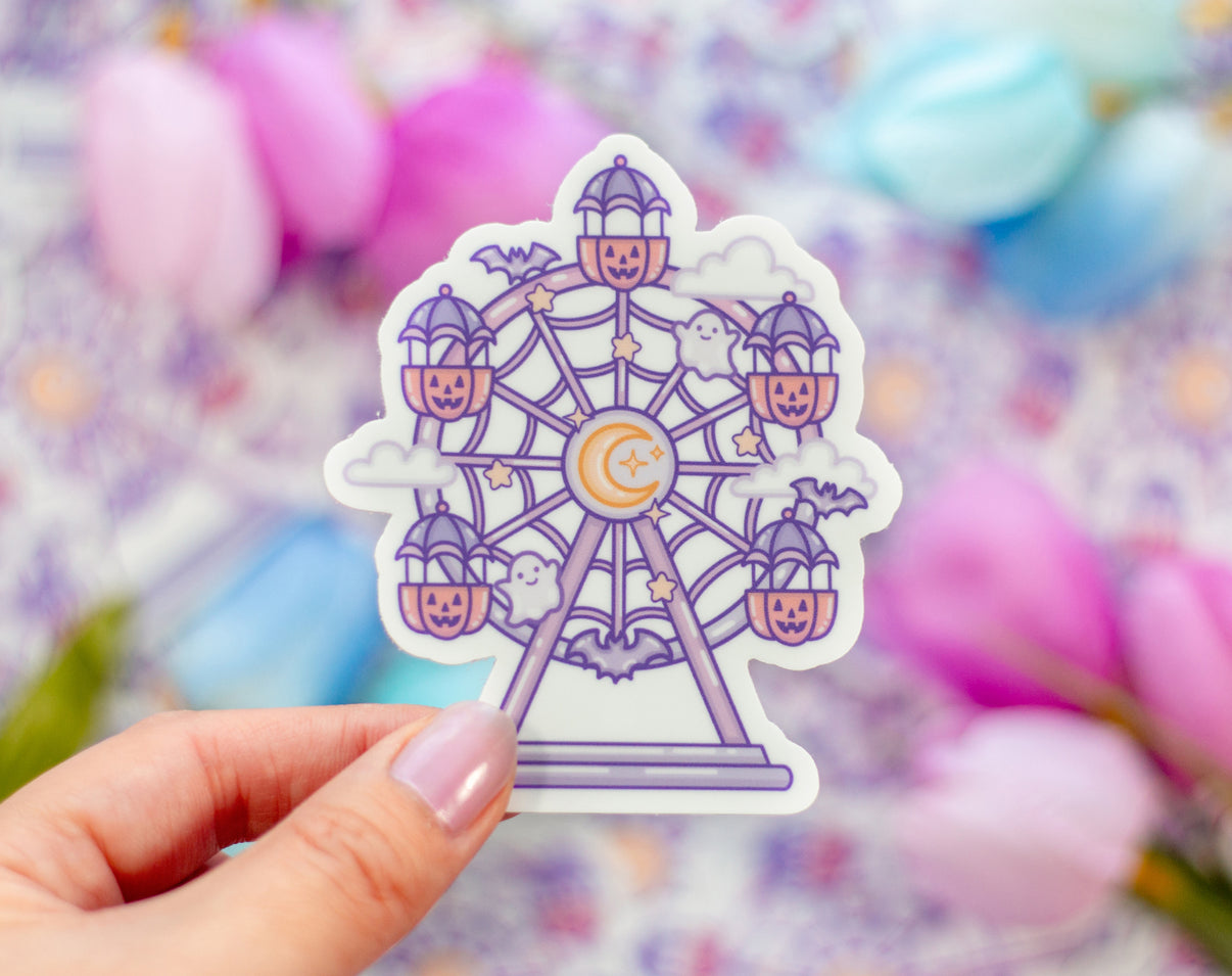 Midnight Ferris Wheel Sticker – Unicorn Eclipse