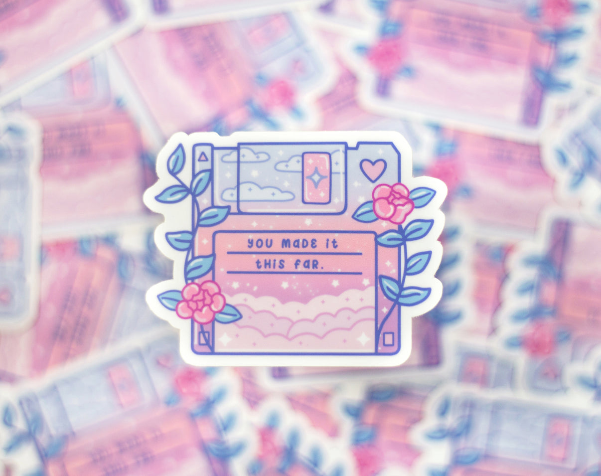 Floppy Disk Sticker – Unicorn Eclipse