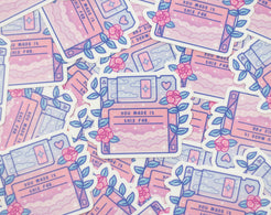 Floppy Disk Sticker – Unicorn Eclipse