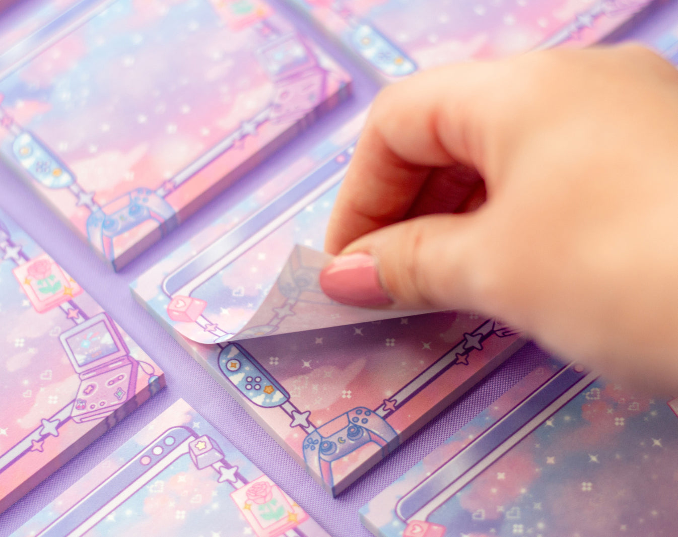 Game Time Sticky Notes – Unicorn Eclipse