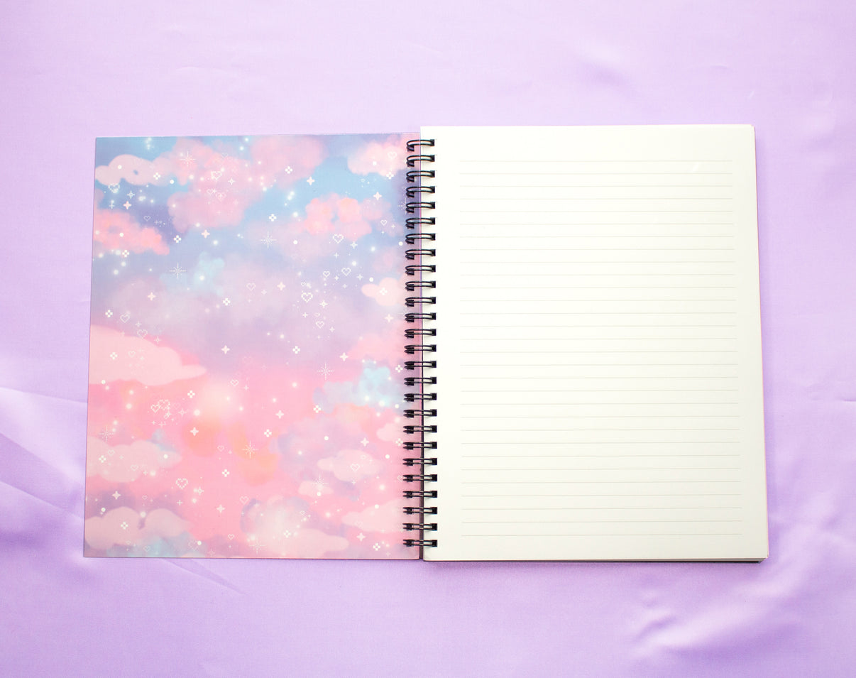 Game Time Spiral Lined Notebook (7x9") – Unicorn Eclipse