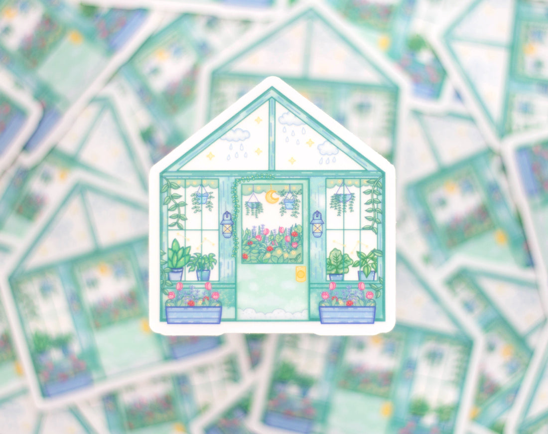 Greenhouse Clear Sticker – Unicorn Eclipse