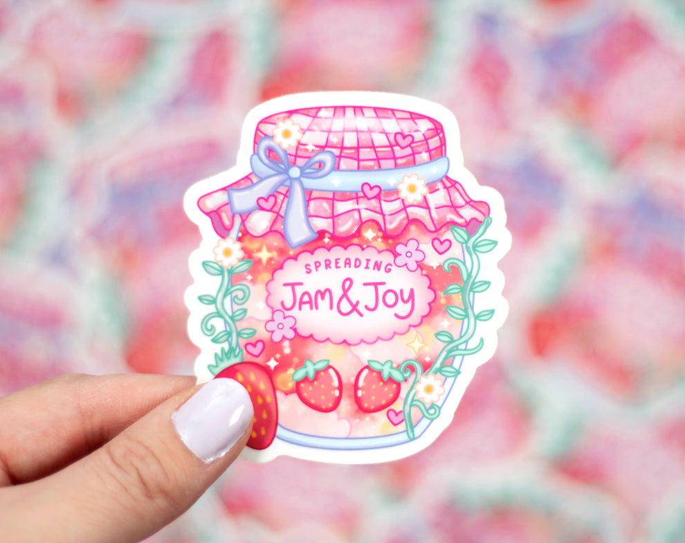 Strawberry Jam Sticker – Unicorn Eclipse