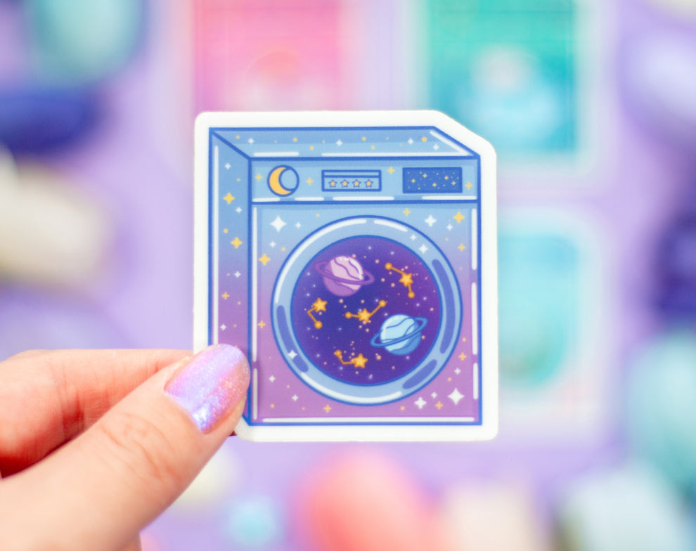 Laundry Machines Sticker – Unicorn Eclipse