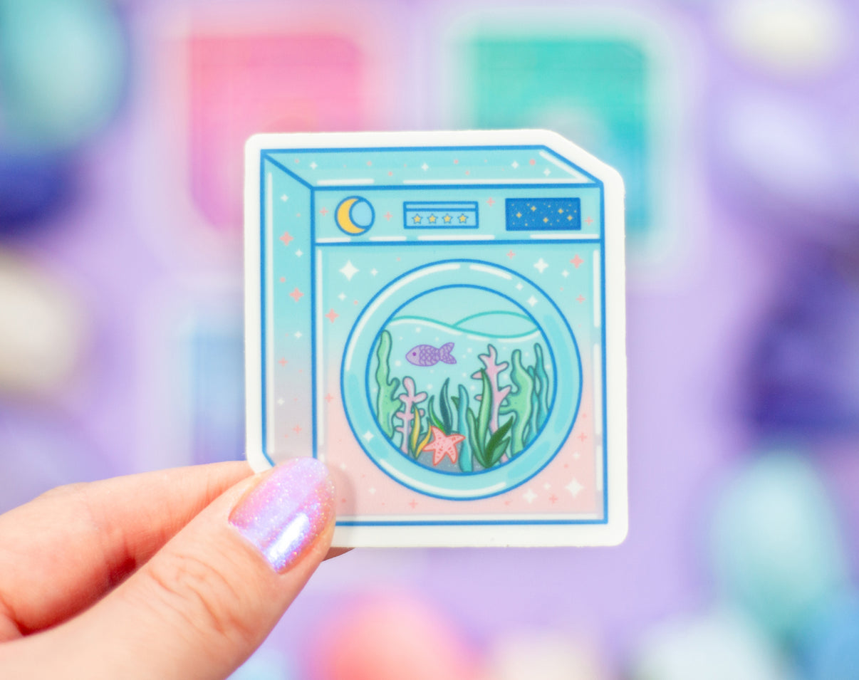 Laundry Machines Sticker – Unicorn Eclipse