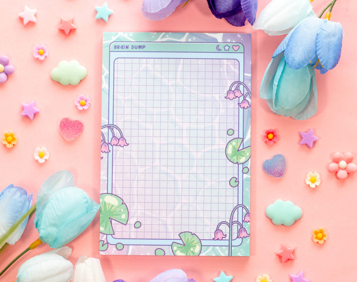 Lily Pad Notepad – Unicorn Eclipse
