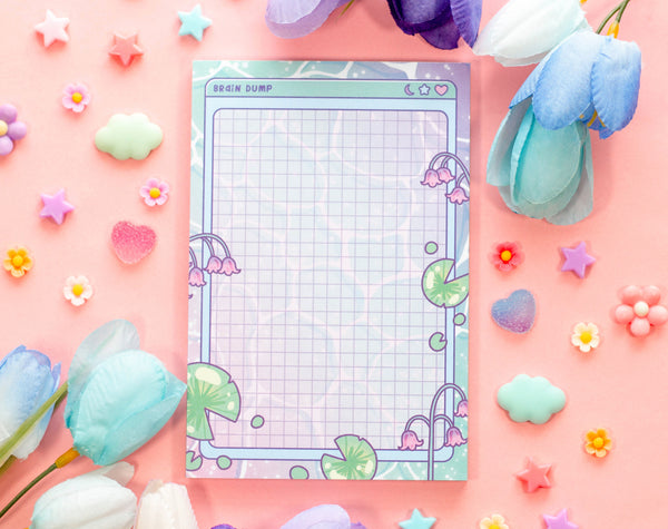 Lily Pad Notepad – Unicorn Eclipse