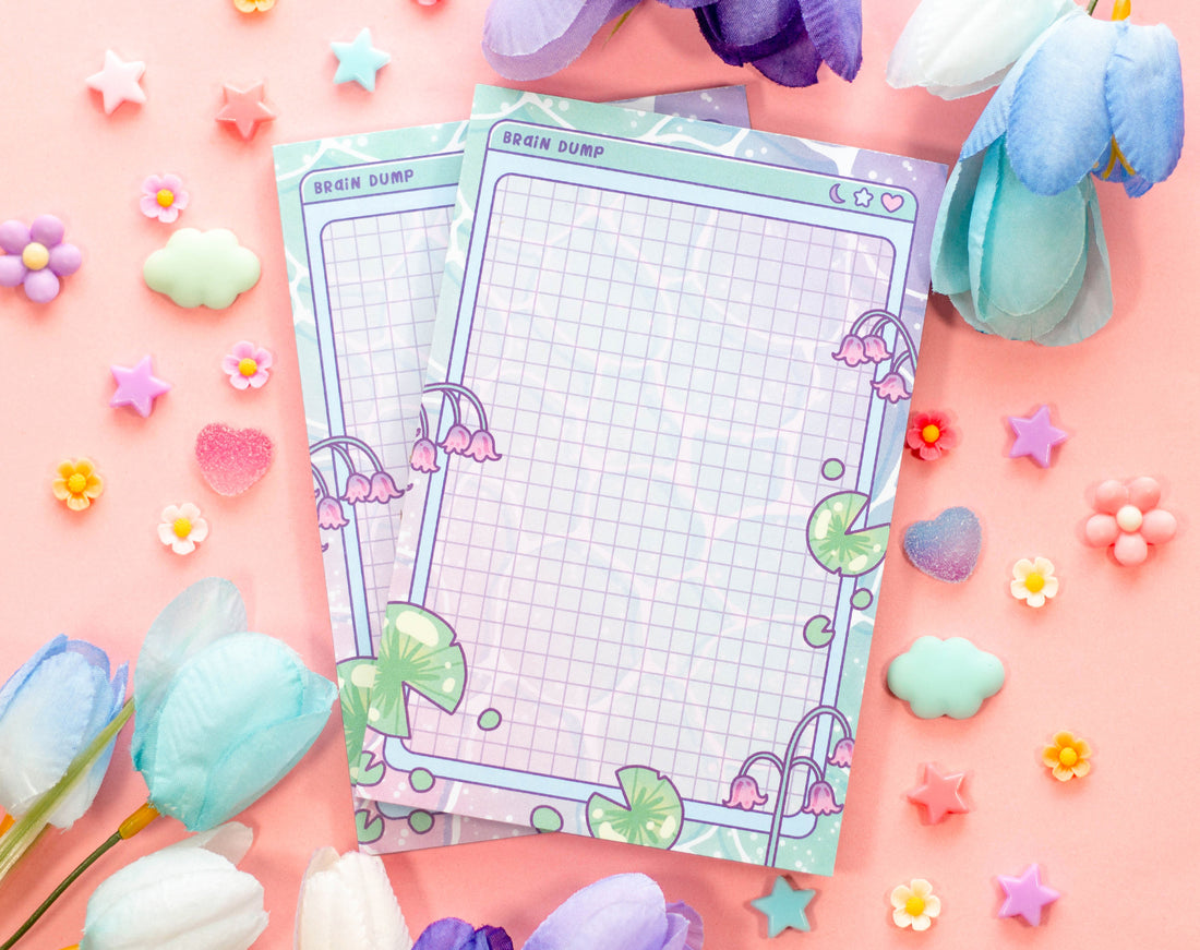 Lily Pad Notepad – Unicorn Eclipse