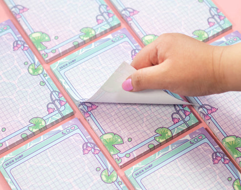 Lily Pad Notepad – Unicorn Eclipse