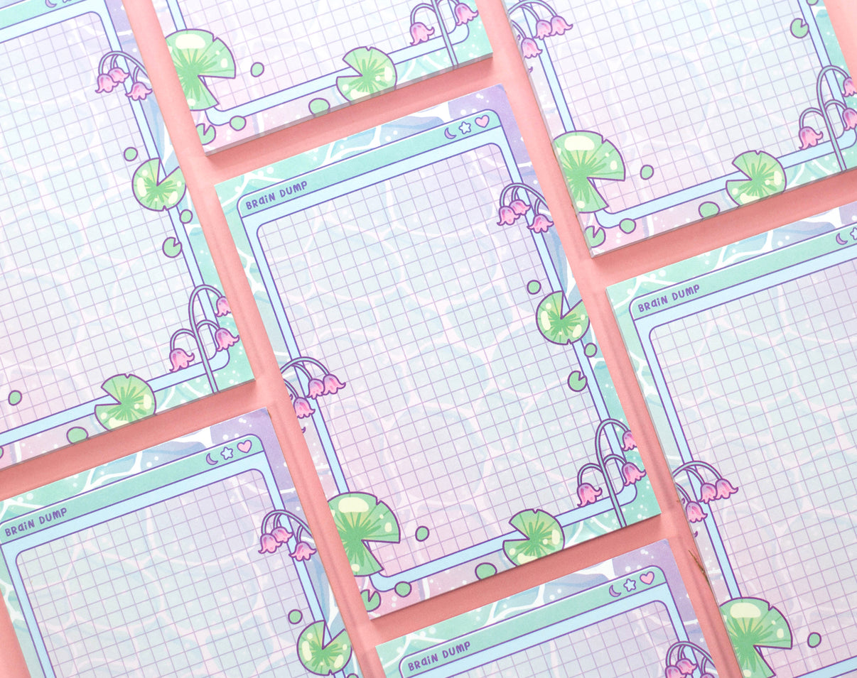 Lily Pad Notepad – Unicorn Eclipse