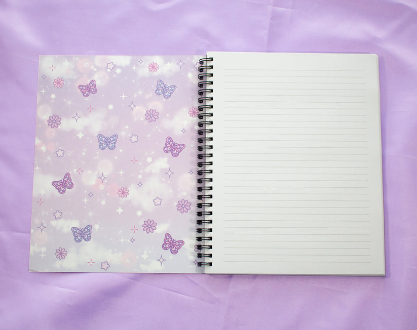 Magical Memories Spiral Lined Notebook (7x9") – Unicorn Eclipse