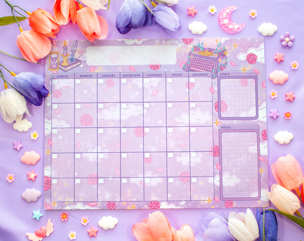 MONTHLY PLANNER PADS – Unicorn Eclipse