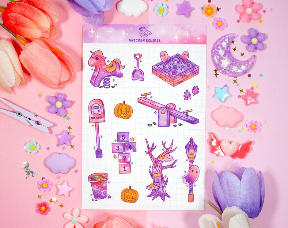 STICKER SHEETS – Page 2 – Unicorn Eclipse