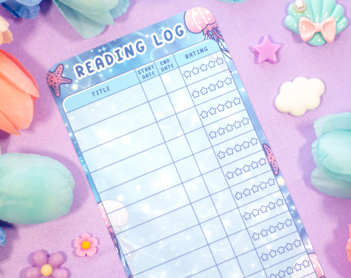 Reading Room Reading Log Bookmark – Unicorn Eclipse