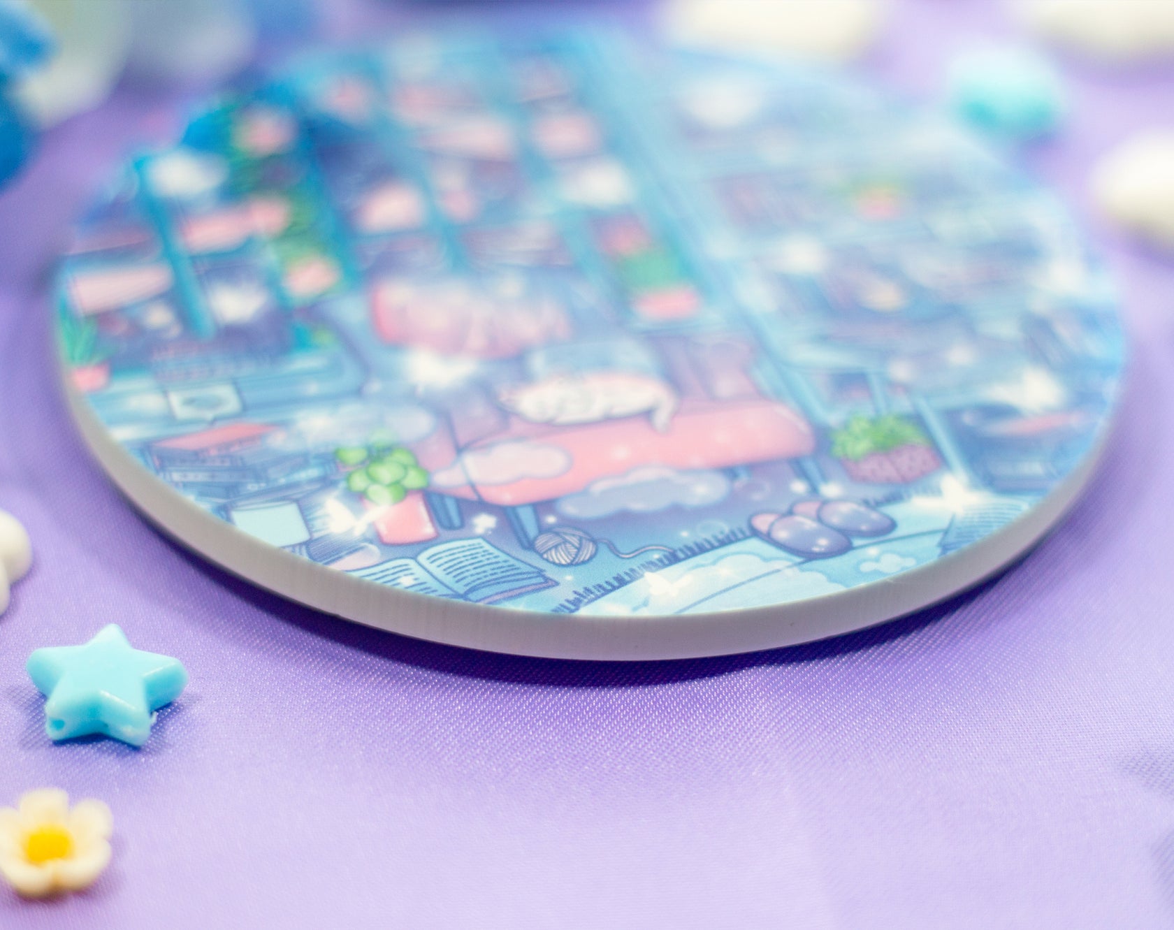 Reading Room Coaster – Unicorn Eclipse