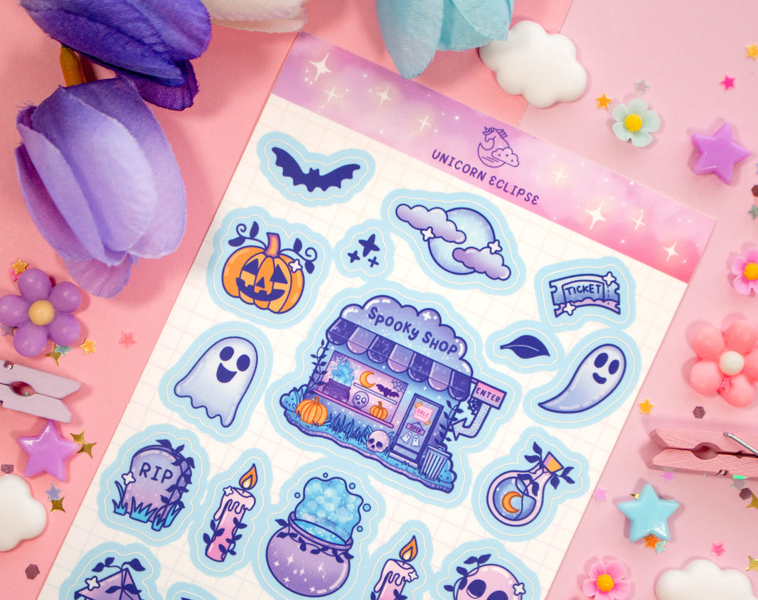 STICKER SHEETS – Unicorn Eclipse
