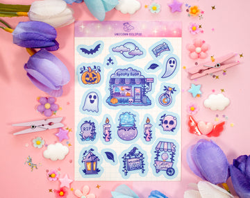 STICKER SHEETS – Unicorn Eclipse