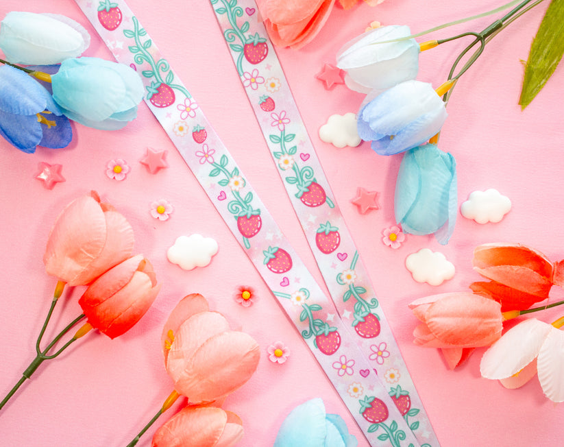 Strawberries Lanyard – Unicorn Eclipse