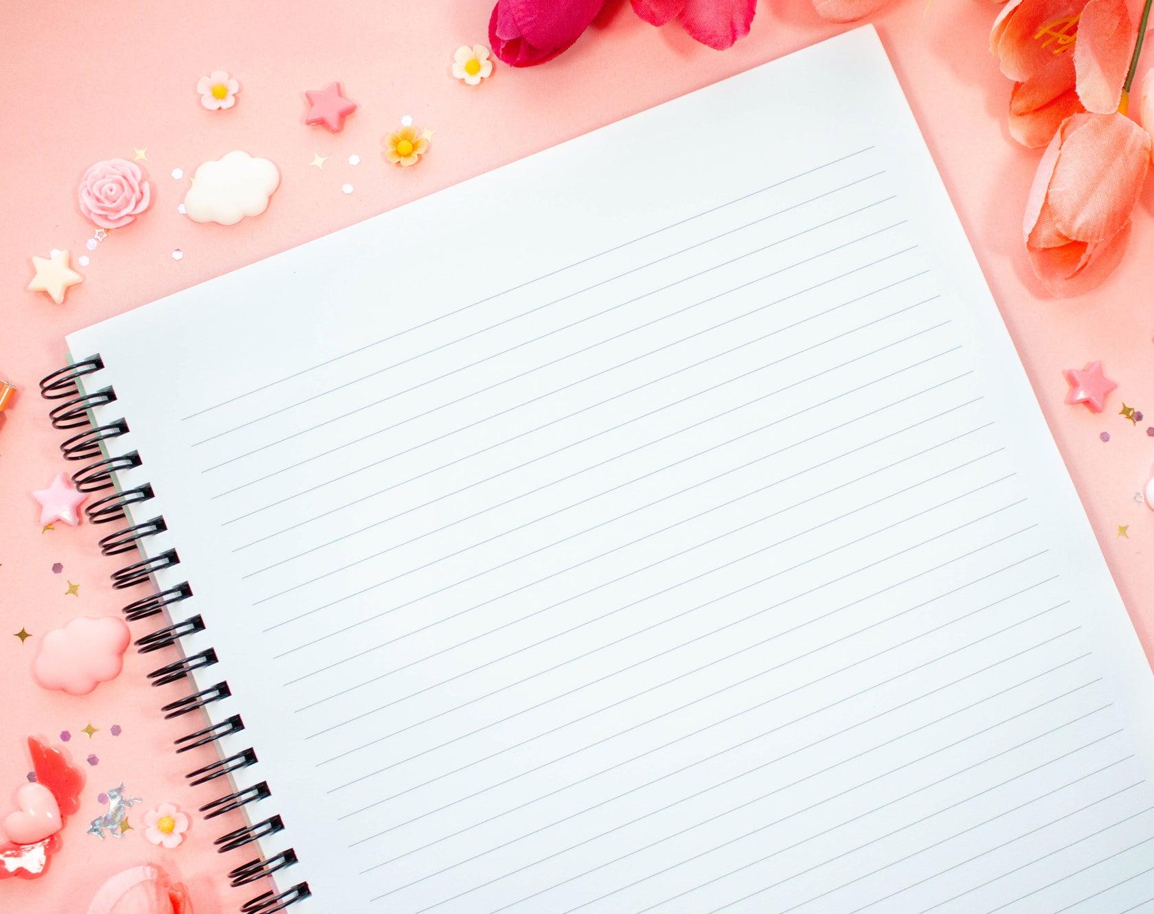 Study Break Spiral Lined Notebook (8.5x11") – Unicorn Eclipse