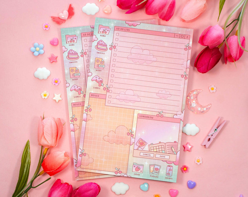 Study Break Daily Planner Pad – Unicorn Eclipse