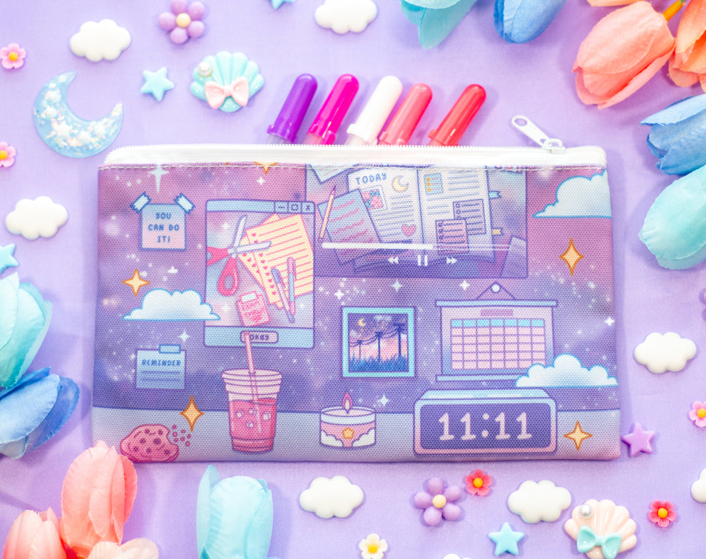 Study Night Pencil Case – Unicorn Eclipse