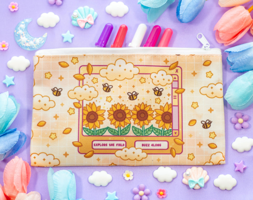 Sunflower Dreams Pencil Case – Unicorn Eclipse