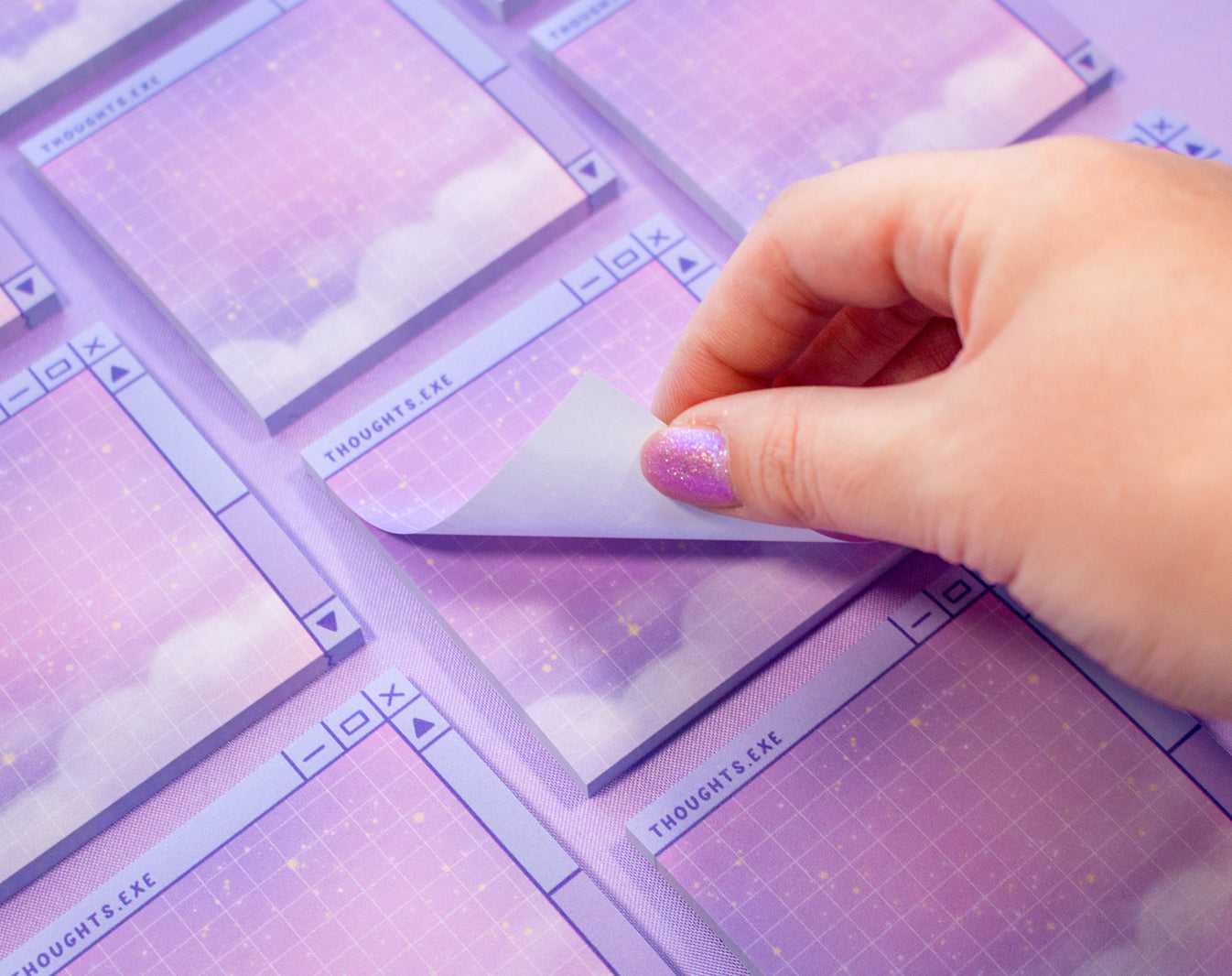 Dreamy Thoughts Sticky Notes – Unicorn Eclipse