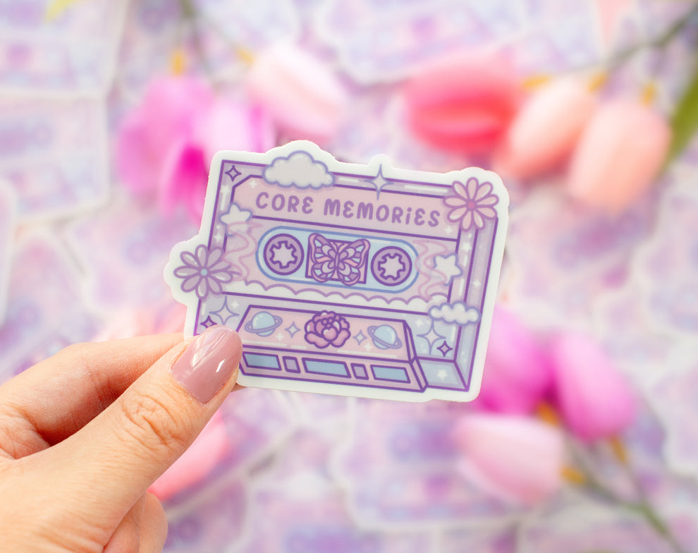 Magical Cassette Tape Sticker – Unicorn Eclipse