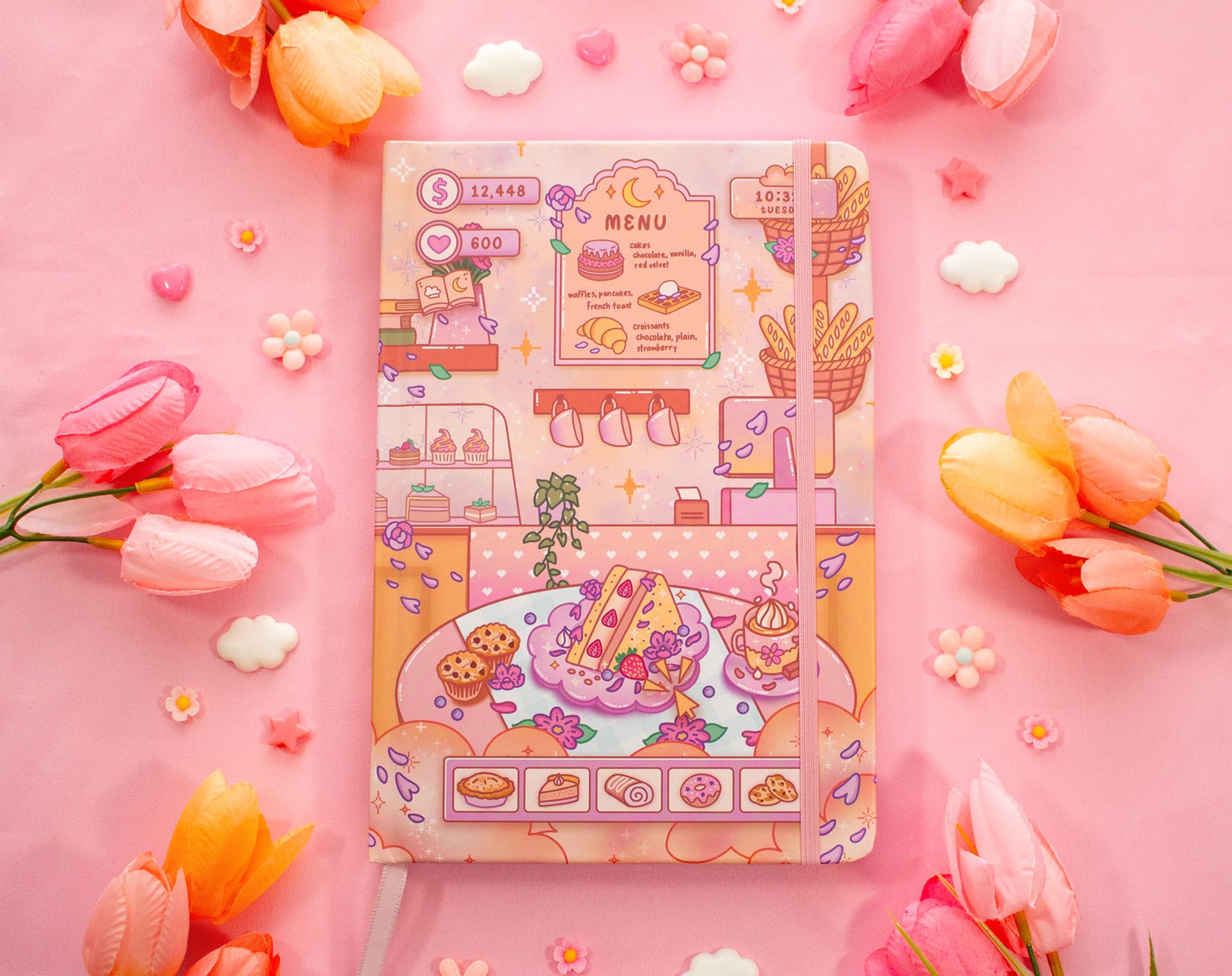 Cafe Quest Dotted Journal – Unicorn Eclipse