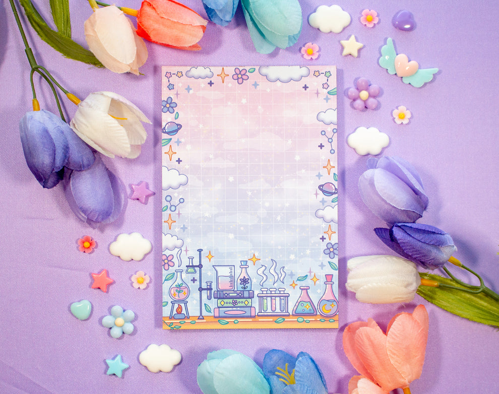 Curious Chemistry Notepad – Unicorn Eclipse