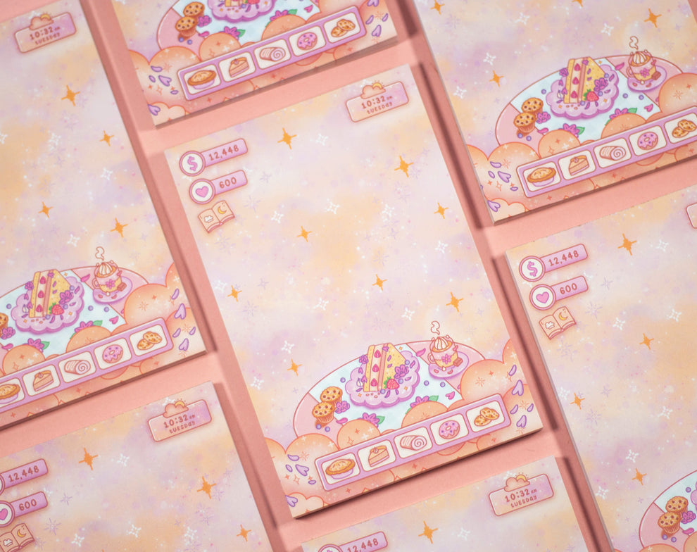 Cafe Quest Notepad – Unicorn Eclipse