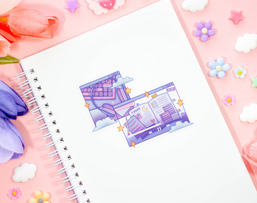 Study Night Reusable Sticker Book – Unicorn Eclipse