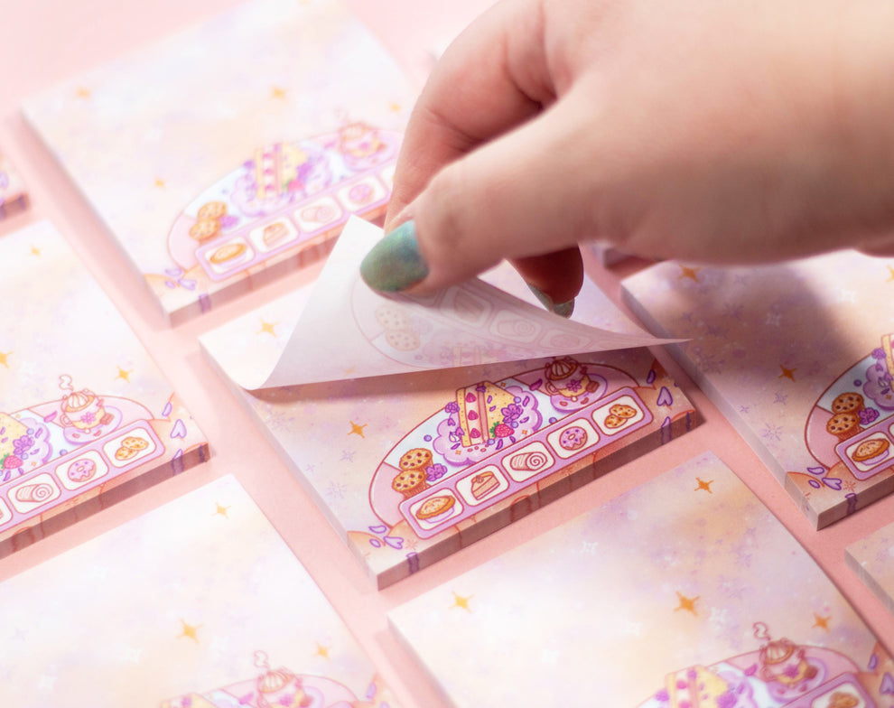 Cafe Quest Sticky Note – Unicorn Eclipse