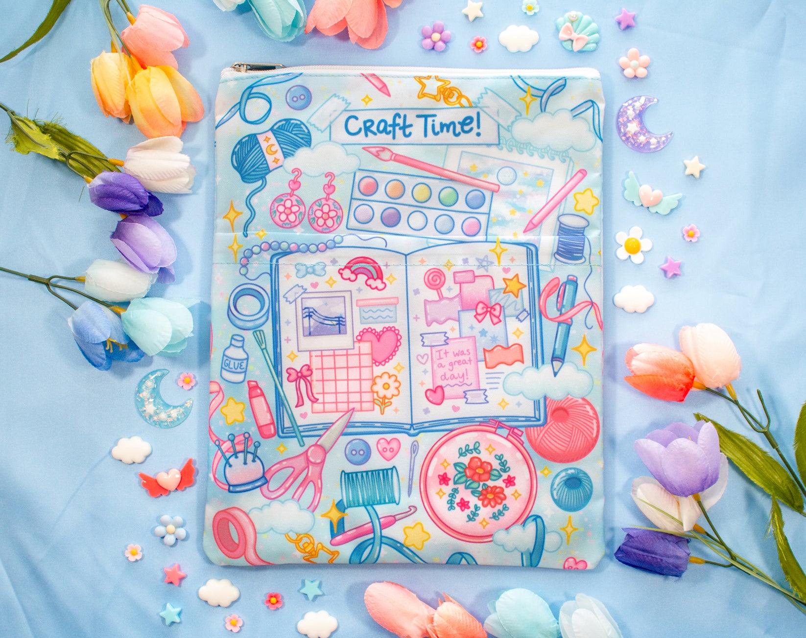 Craft Time Book Sleeve – Unicorn Eclipse