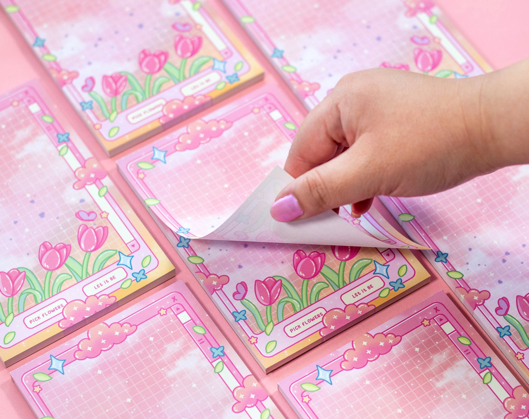 Tulip Dreams Notepad – Unicorn Eclipse